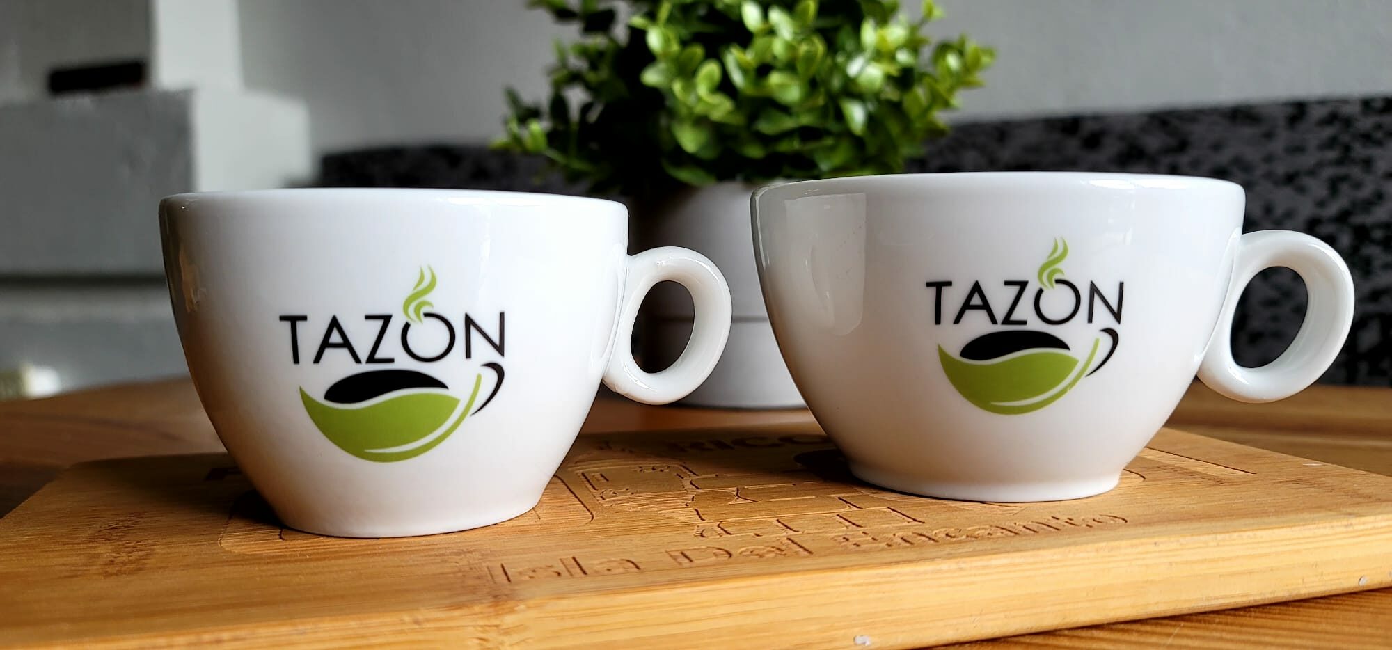 Tazon Exclusive Cup w/plate | Tazon